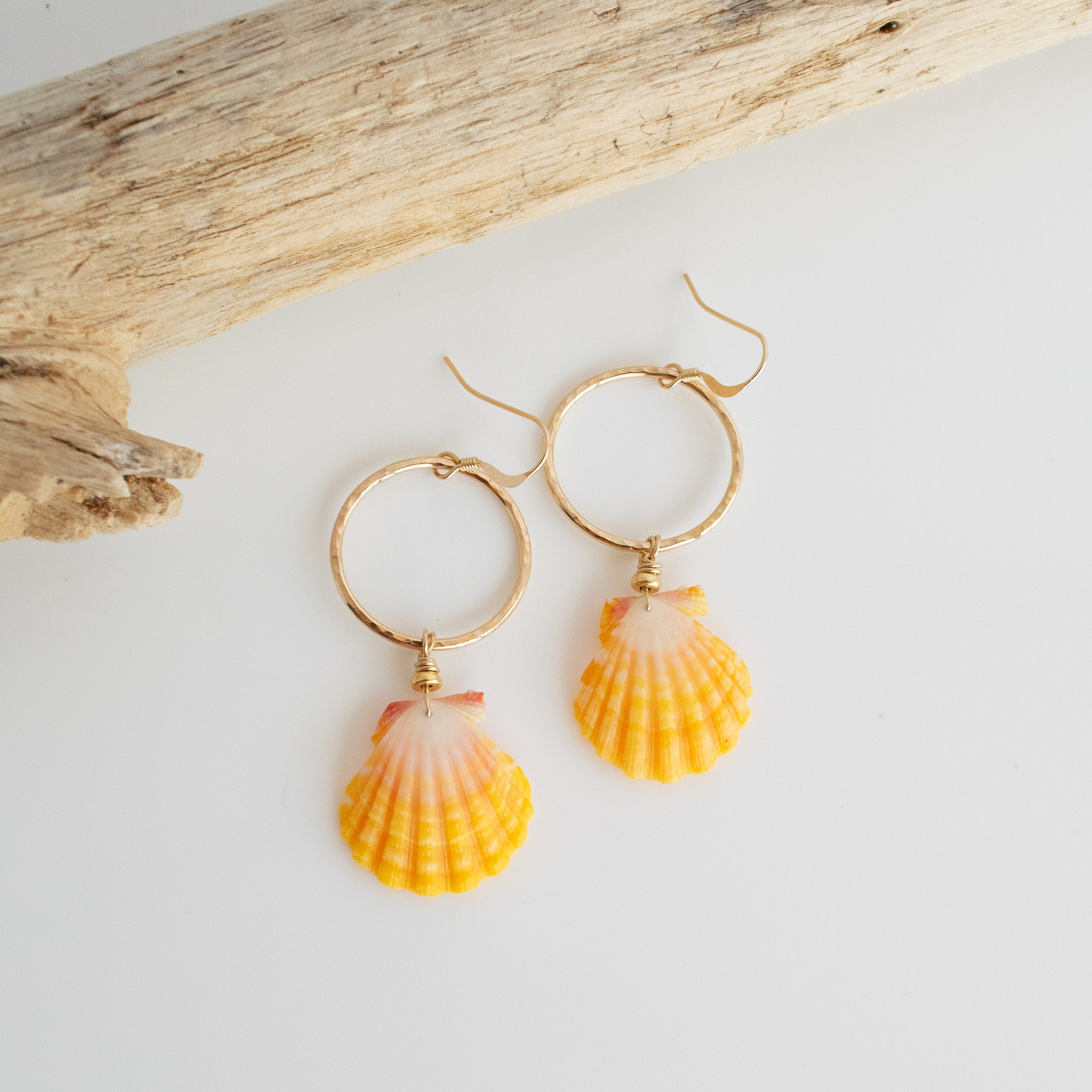 Sunrise shell earrings store